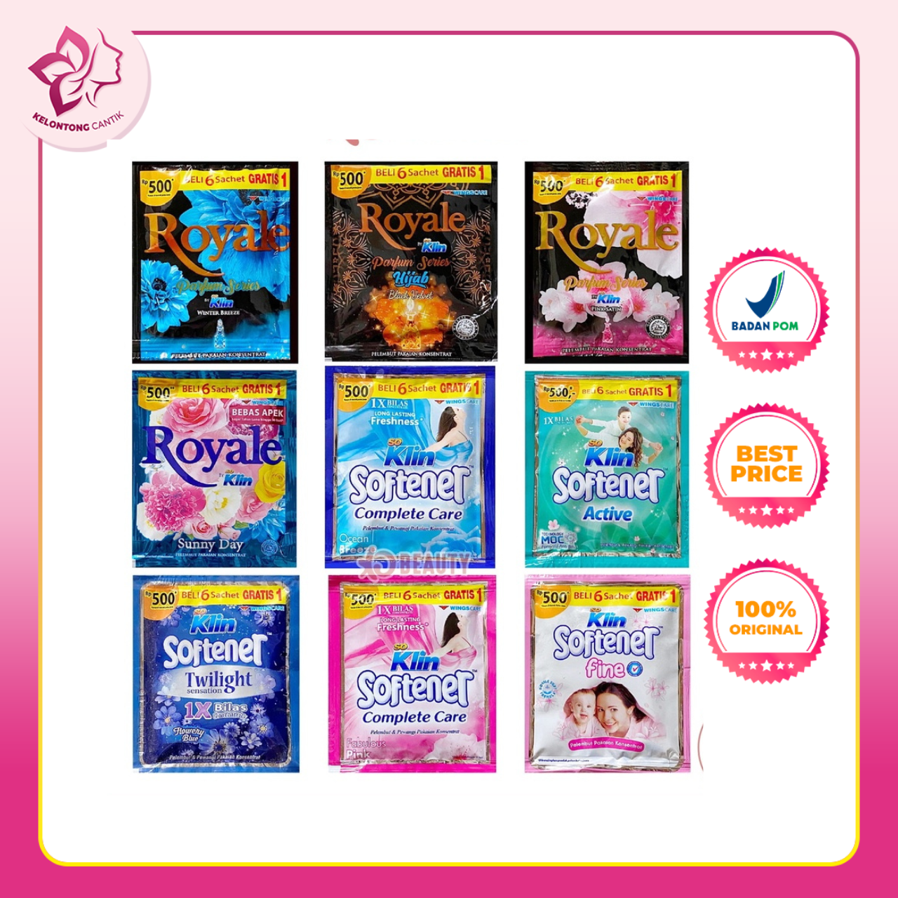 Royale Softener Sachet 13ml - Royale Softener Hijab Sachet 13ml ...