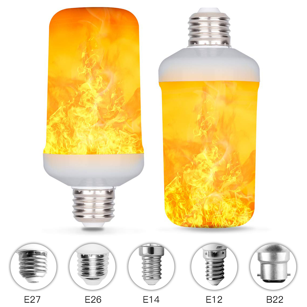 【TopazTrove】Factory Price LED Effect Bulb E27 Creative Flickering LED ...