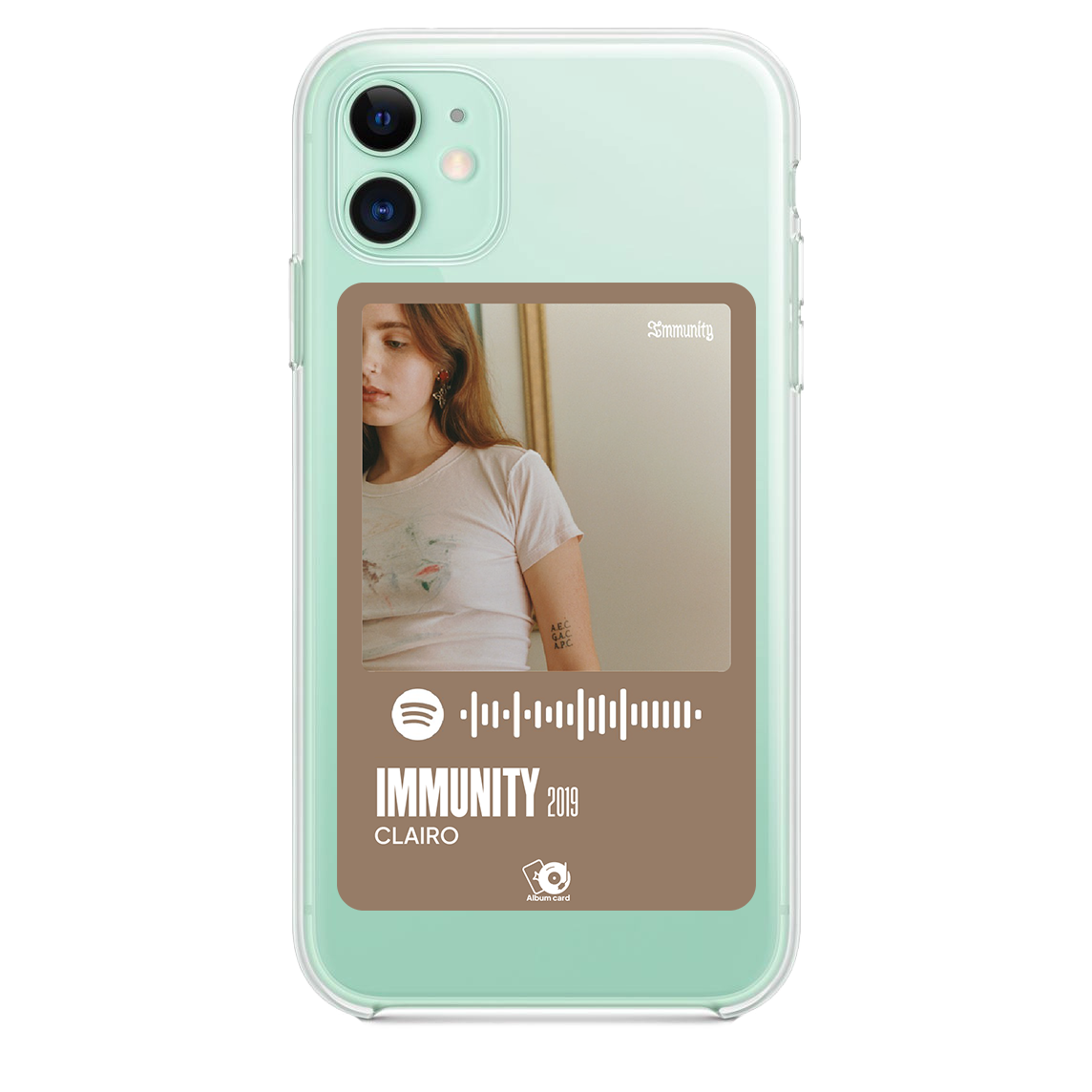Immunity Album Card by Clairo | Scannable Spotify Card with Official ...