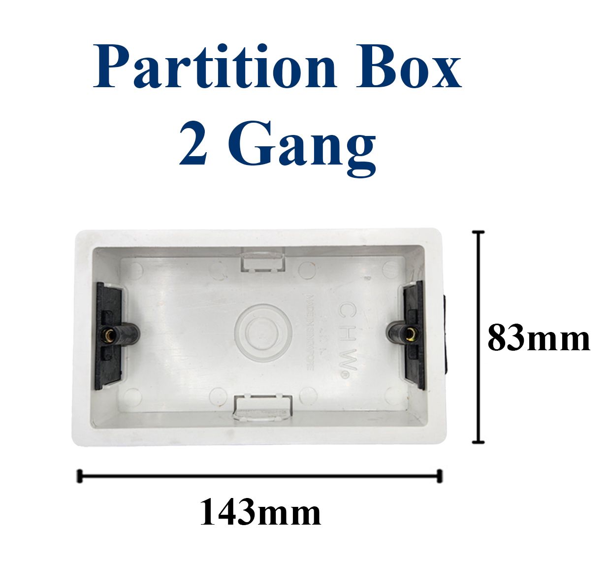 [SG SHOP SELLER] 1 Gang / 2 Gang Switch Socket Surface / Partition ...
