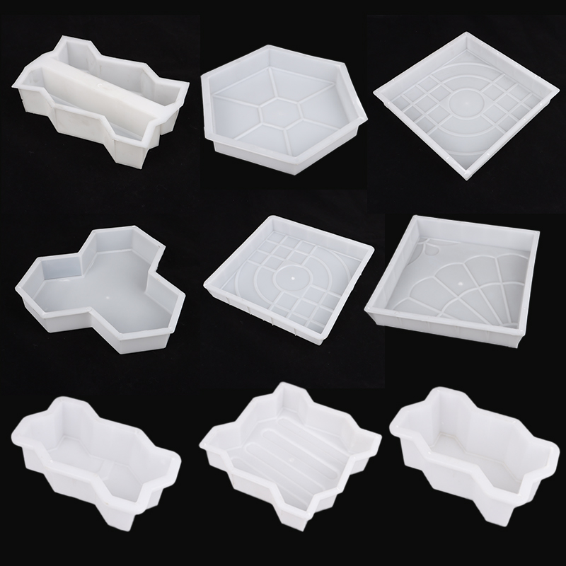 Diy Path Maker Plastic Brick Mold Paving Pavement Walkway Molds Path ...