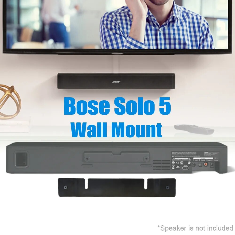 ชุดติดผนังสำหรับ Bose Solo 5 Soundbar ลำโพงสำหรับที่บ้านพื้นที่ประหยัดขายึดสำหรับ Solo 5 ...