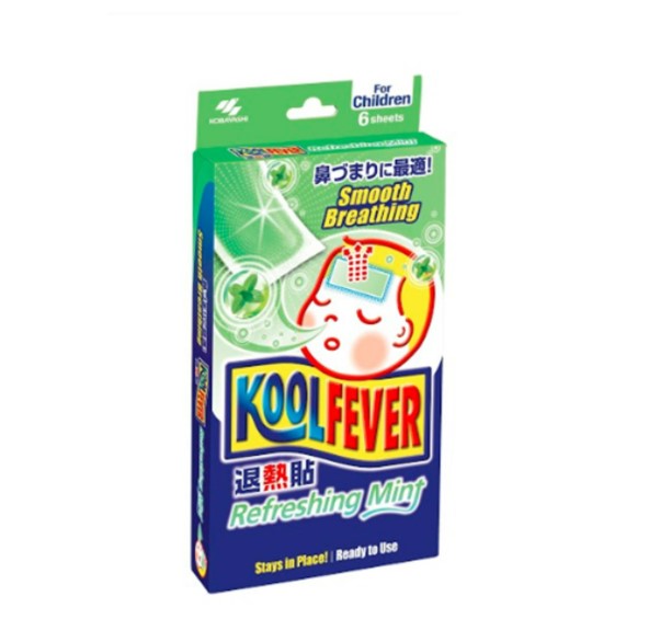 READY STOCK ] KOOLFEVER KOOL FEVER CHILDREN COOLING GEL SHEET (6 sheets ...