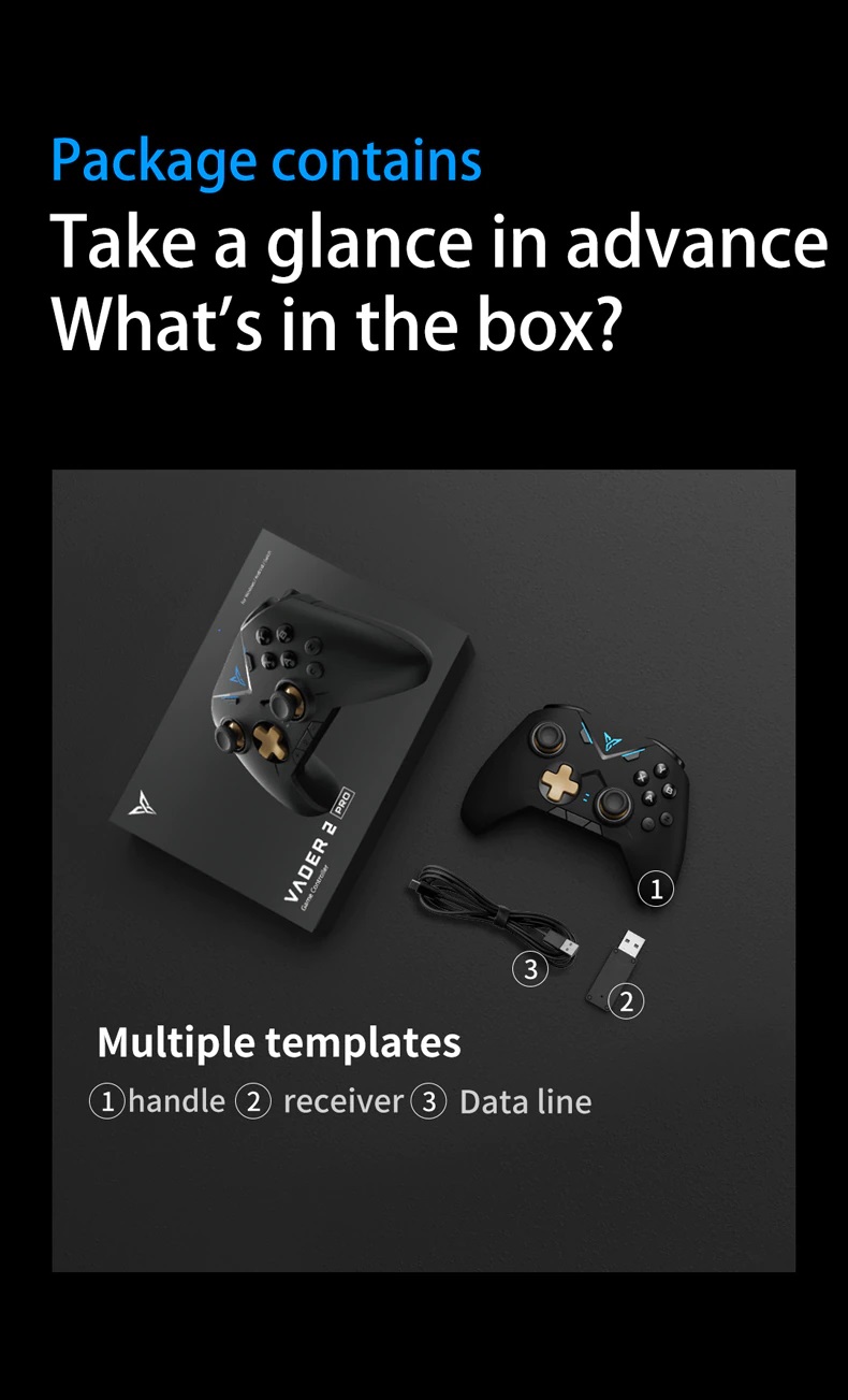 จอยเกม Flydigi Vader2 PRO Multi-Platform Controller ใช้งานได้ทั้ง Android, PC, Nintendo Switch ...