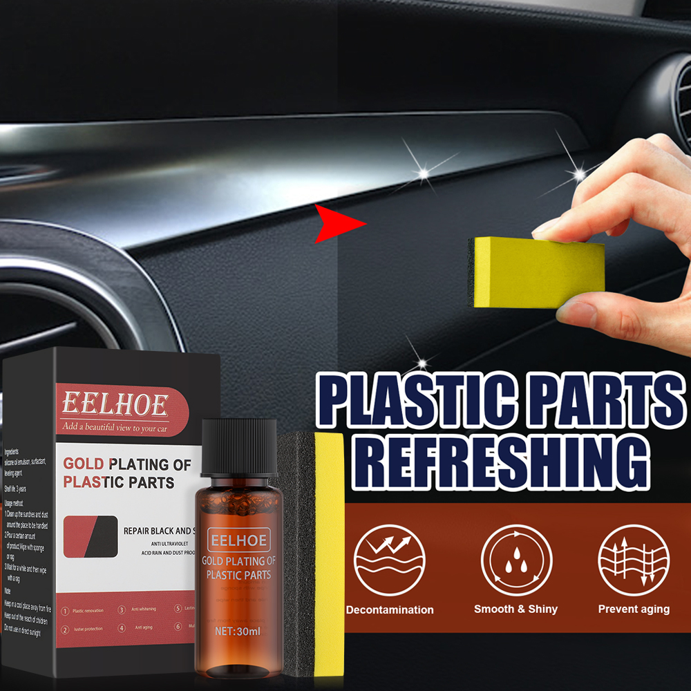 Afdeal 30ml Car Plastic Plating Liquid Plastic Refurbishment Coating Polishing Maintenance Agent ...