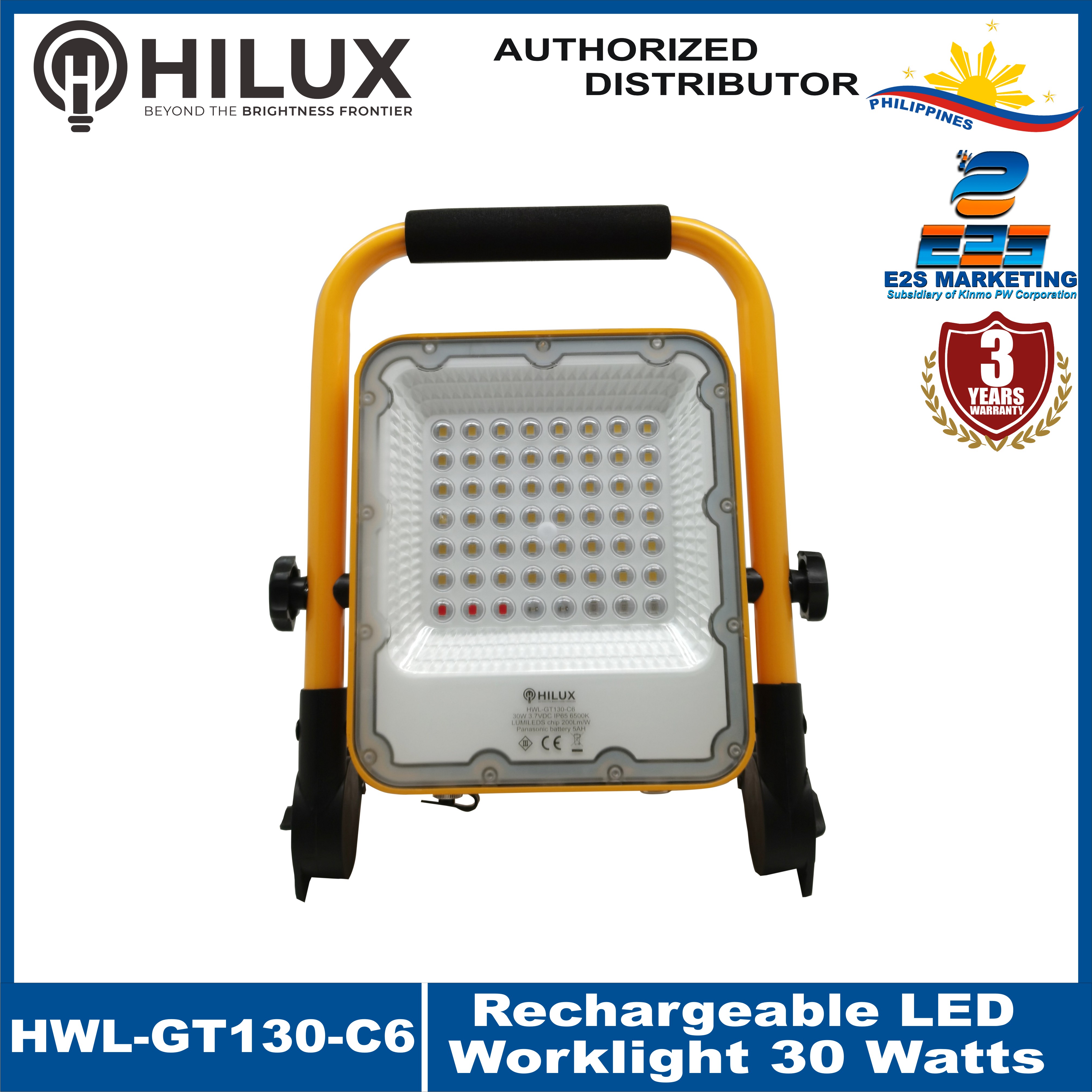 HiLux Rechargeable LED Work Light 30 Watts 720 Lumens IP65 Daylight HWL ...