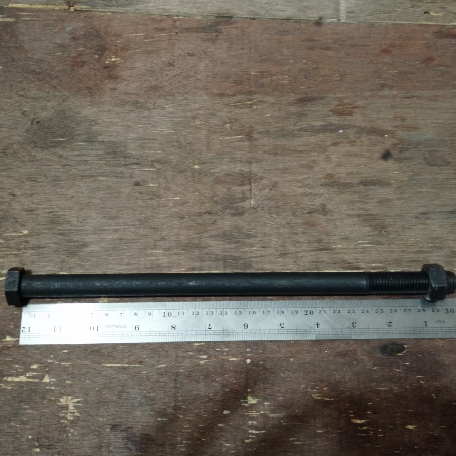 BAUT 24 BAJA M16 X 300 PANJANG 30 CM 30CM KUNCI 24 GRADE 8.8 HTB ...