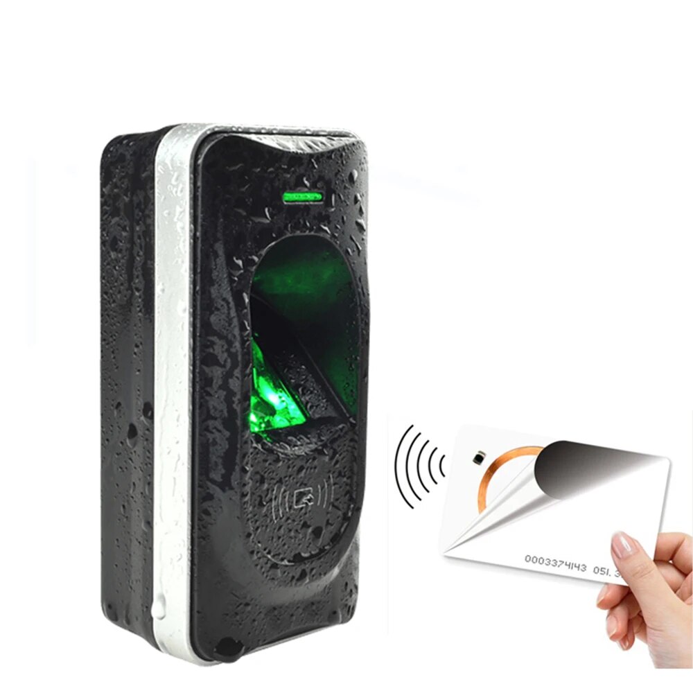 ZK FR1200 Fingerprint Sensor IP65 Waterproof RS485 Fingerprint RFID ...