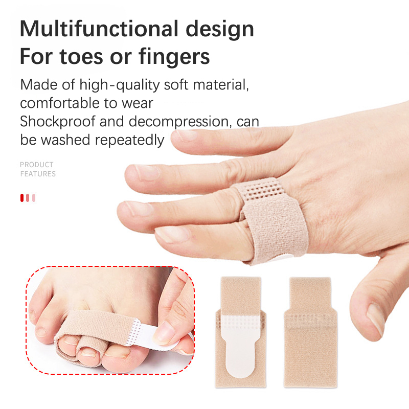 2Pcs Toe Finger Straightener Bend Toe Valgus Corrector Bandage Toe ...