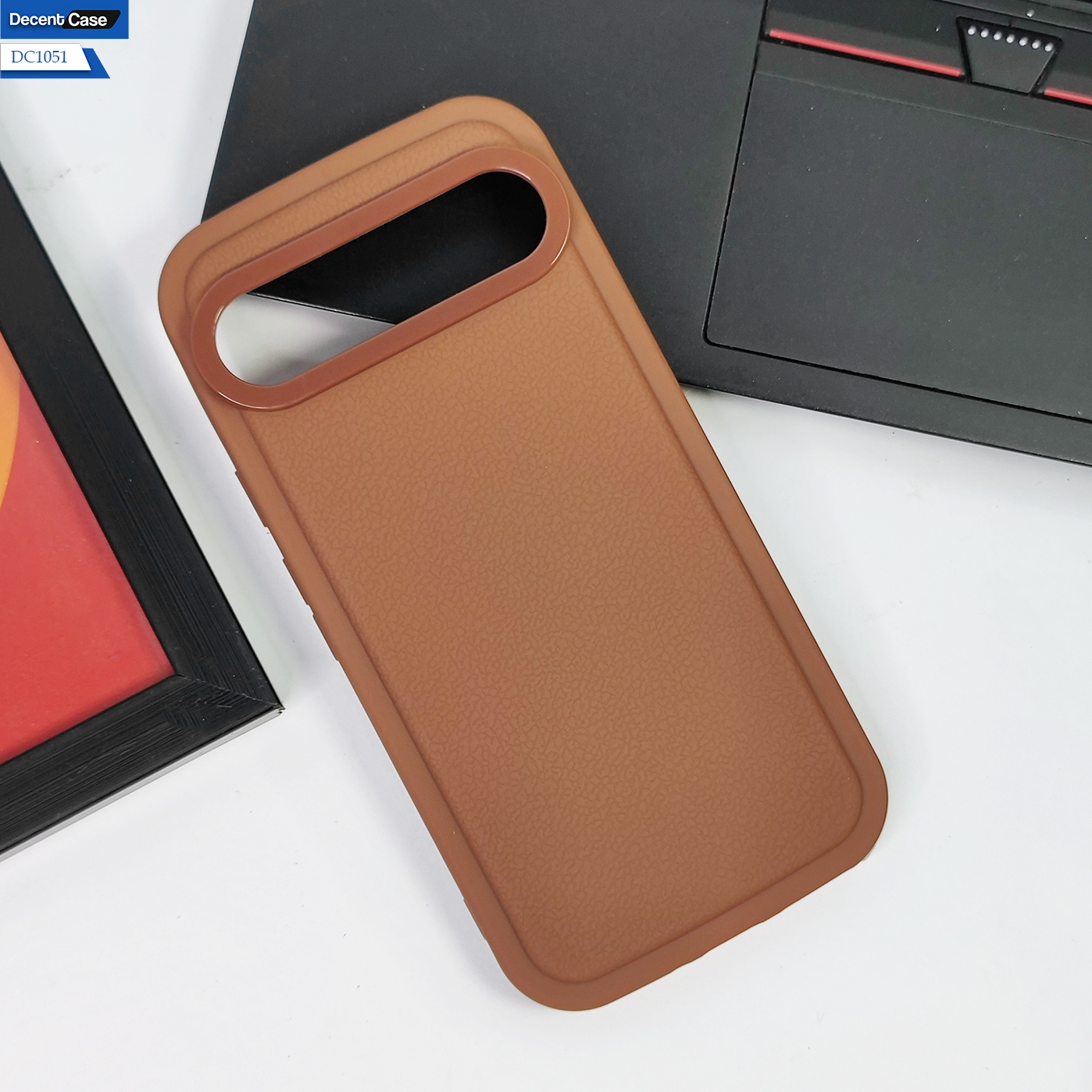 Google Pixel 8 Cover - Gray - New Leather Texture Case With Soft ...