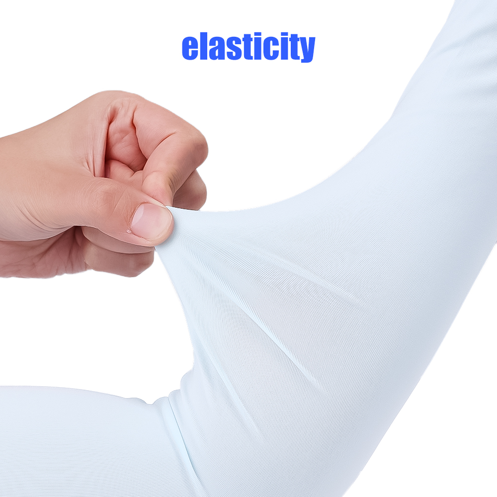 Summer Ice Silk Long Sleeves Anti-Sunburn Arm Cover Men Women Anti-UV ...