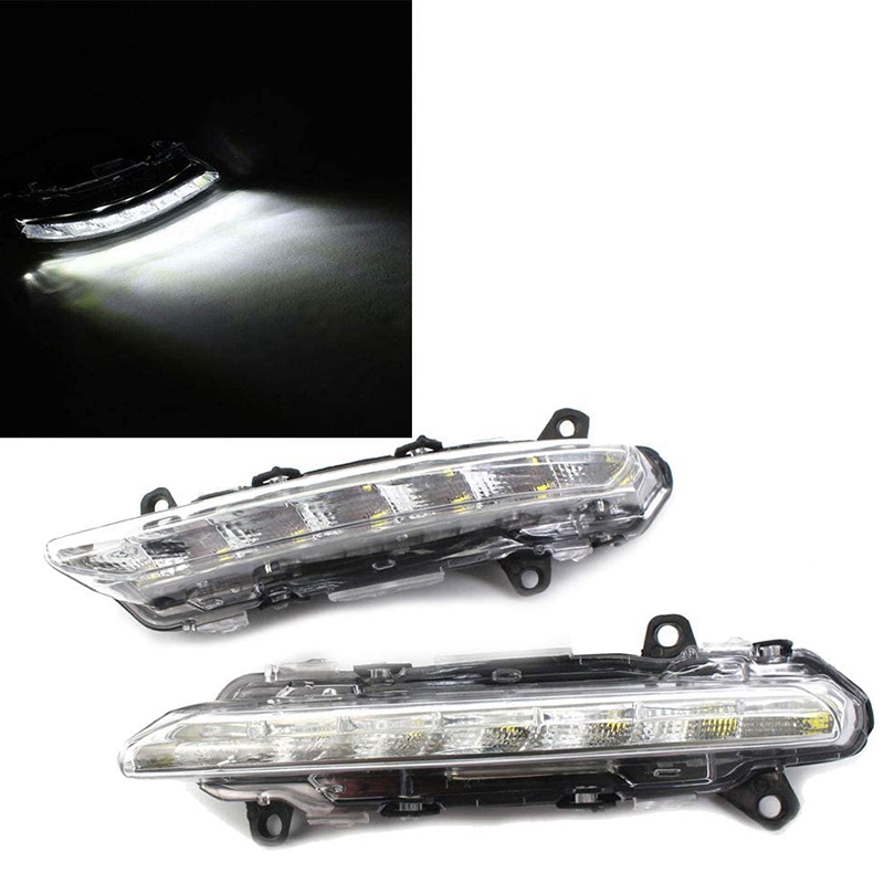 1 Pair L+R Led Drl Daytime Running Light for Mercedes S-Class 09-13 ...