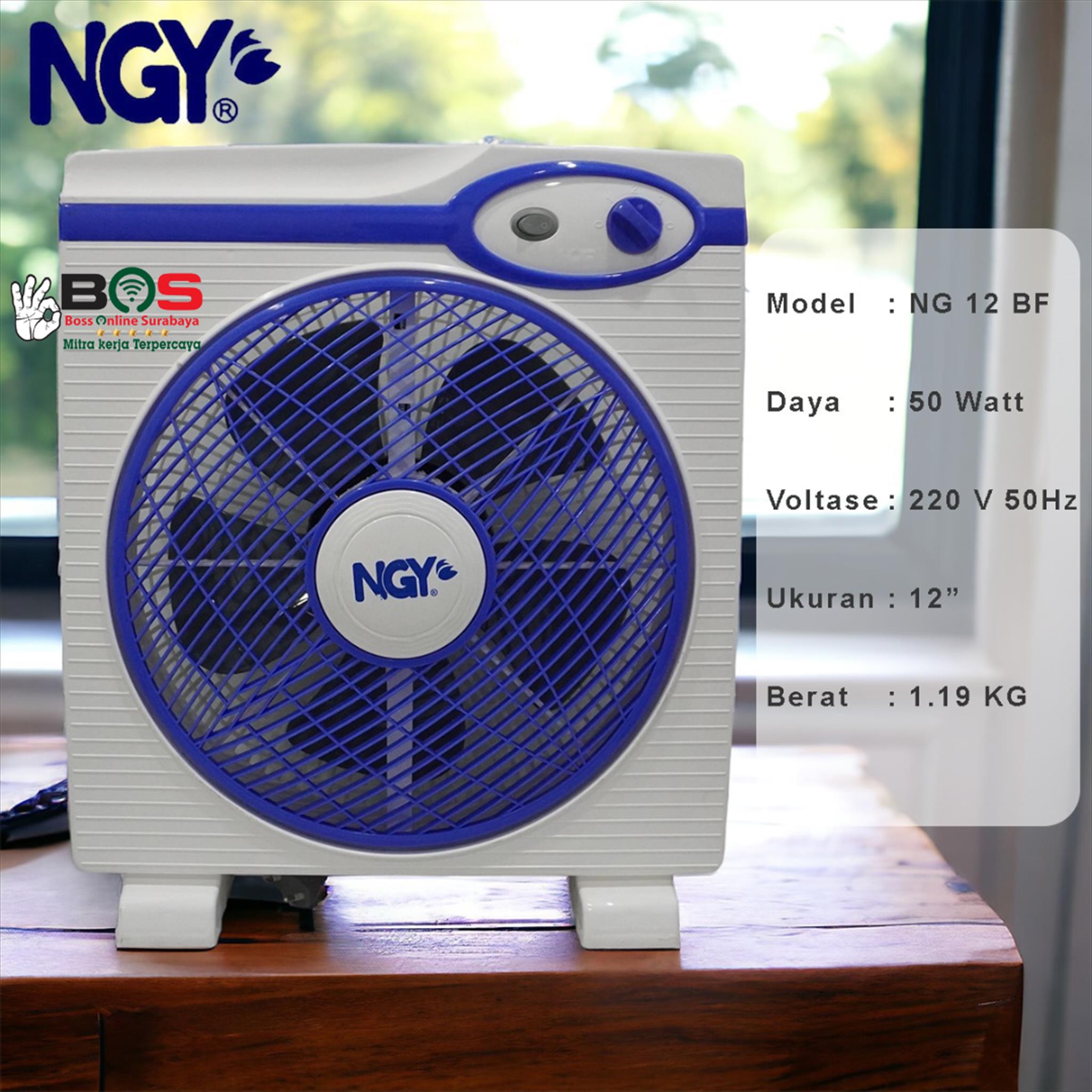 Box Fan Nagoya Kipas Angin Kotak 12 Inch NG 12 BF/ SB-12-BF | Lazada ...
