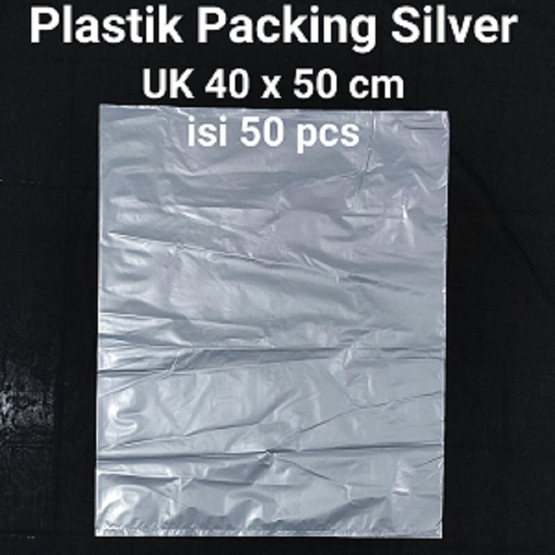 HD packing Silver Uk 40x50, Plastik Packing, Plastik Sampah Silver ...