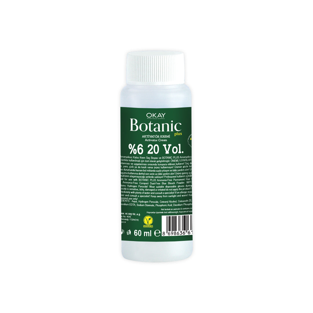 Okay Botanic Plus Ammonia Free Hair Color Cream 5.0 Intense Light Brown ...