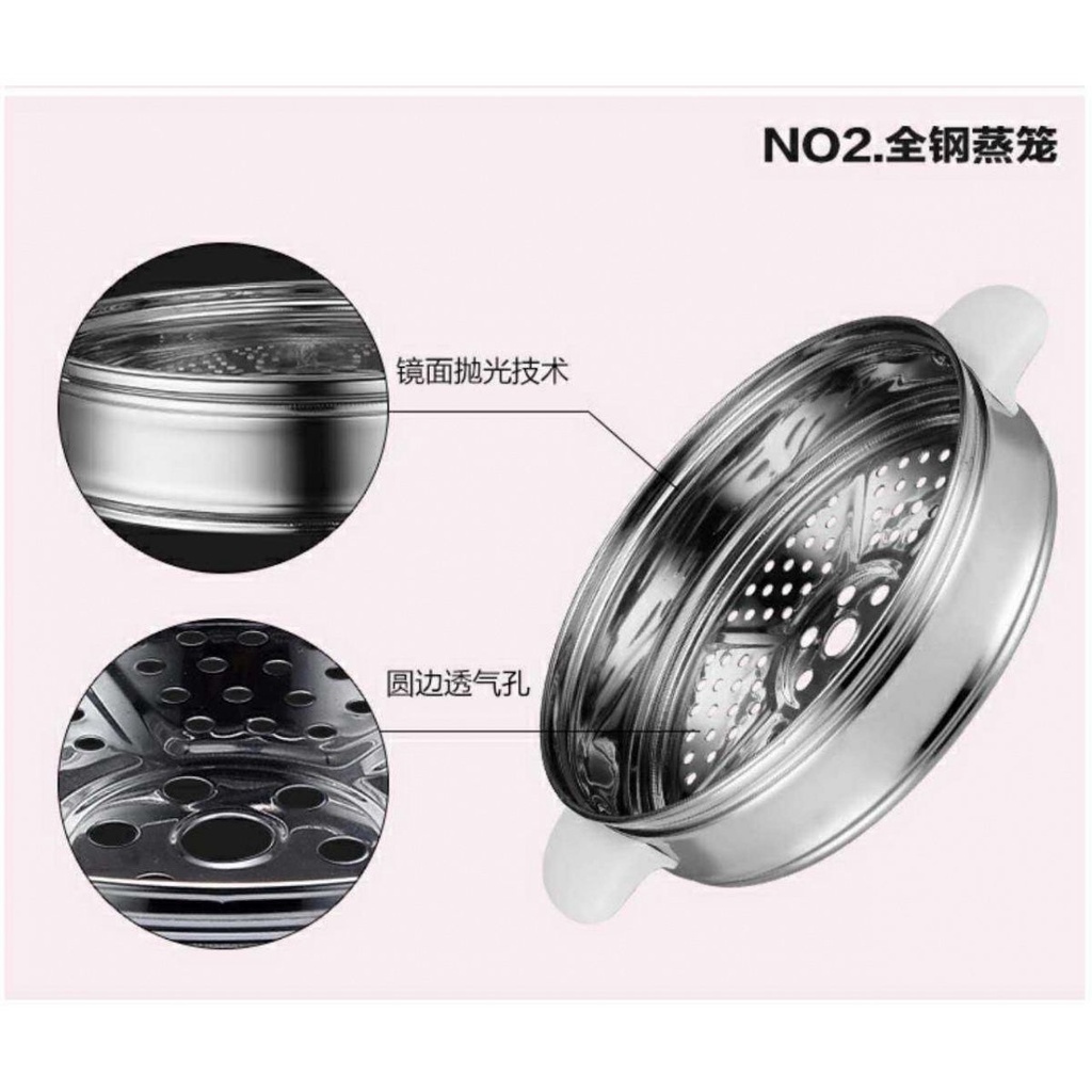 ⊕ Rice Cooker Stainless Steel Steamer Accessories Rice Cooker Steamer ...