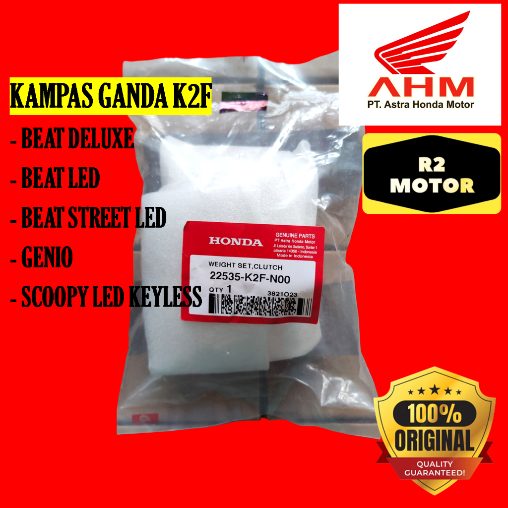 KAMPAS GANDA 22535-K2F-N00 AHM HONDA BEAT DELUXE STREET GENIO SCOOPY ...