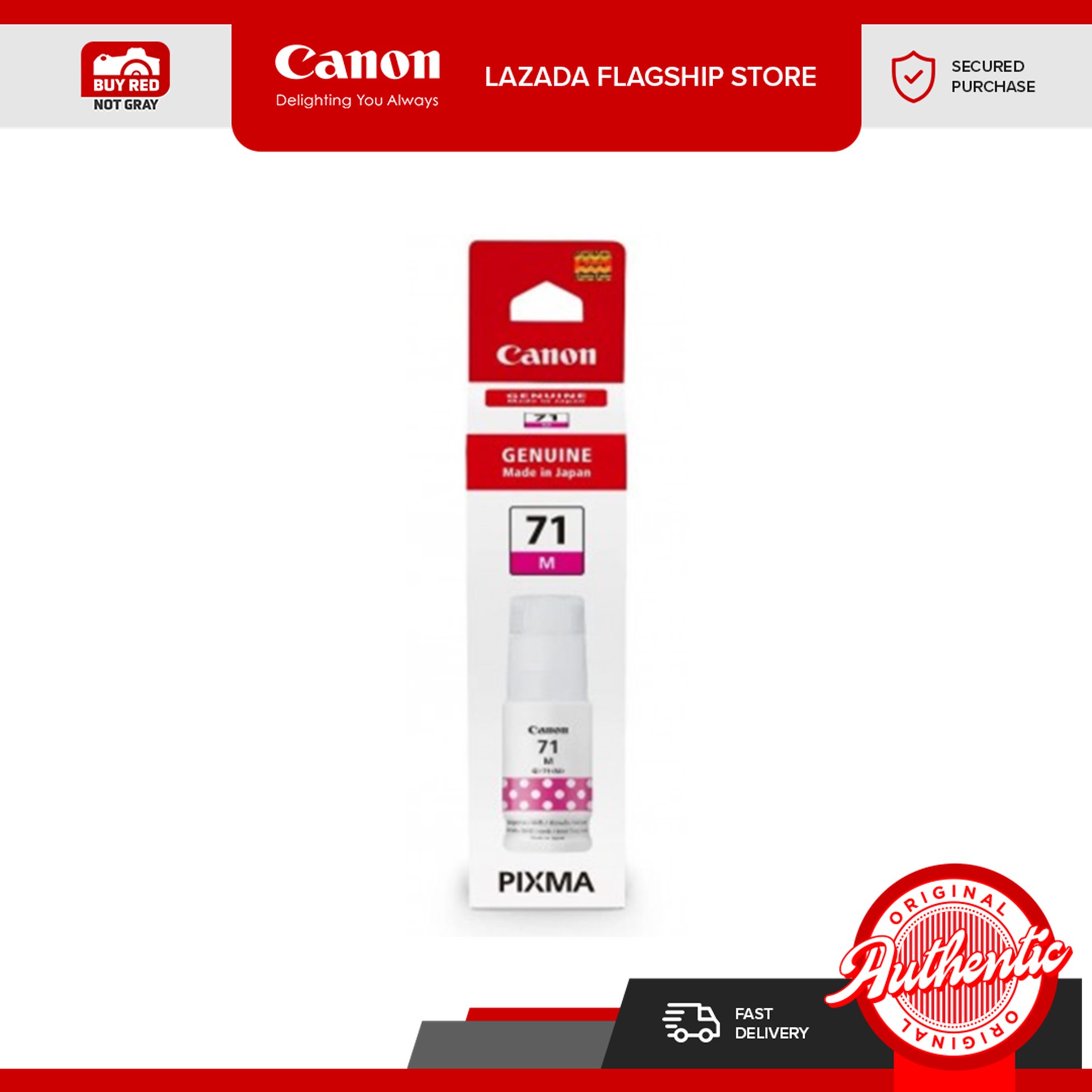 Canon GI-71/71S Ink Bottle (Compatible with Canon Pixma G1020, G2020 ...