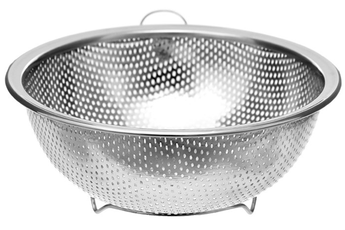 Rổ inox 304 đa năng lỗ lưới nhỏ dày - Rổ tròn inox 304 có 3 chân cao ...