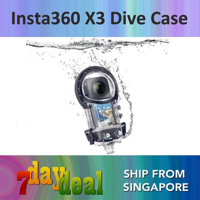 Insta360 X3 Dive Case - (IPX8 Water Resistant Up To 50m Depth) | Lazada Singapore