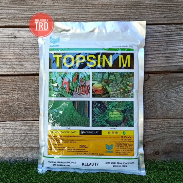 Paket 500g TOPSIN M Ancom Racun Serbuk Bancuh WP Wettable Powder ...