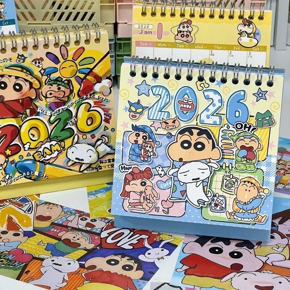 Collectible Convenient Graffiti Comic Calendar Crayon Shin-chan ...
