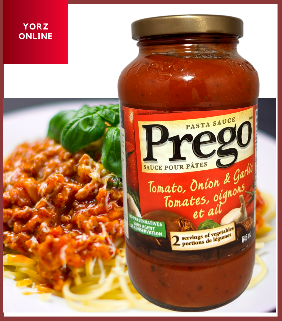 PREGO TOMATO ONION & GARLIC PASTA SAUCE/ ITALIAN 645mL /PRODUCT OF USA ...