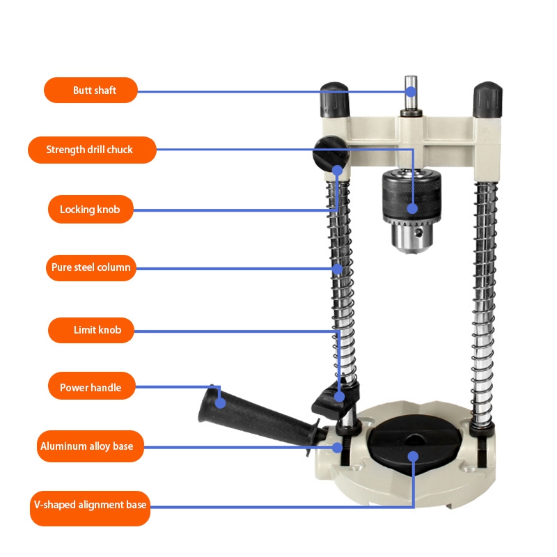 Precision 45-90 degree Angle Adjustable Drill Guide Attachment with ...