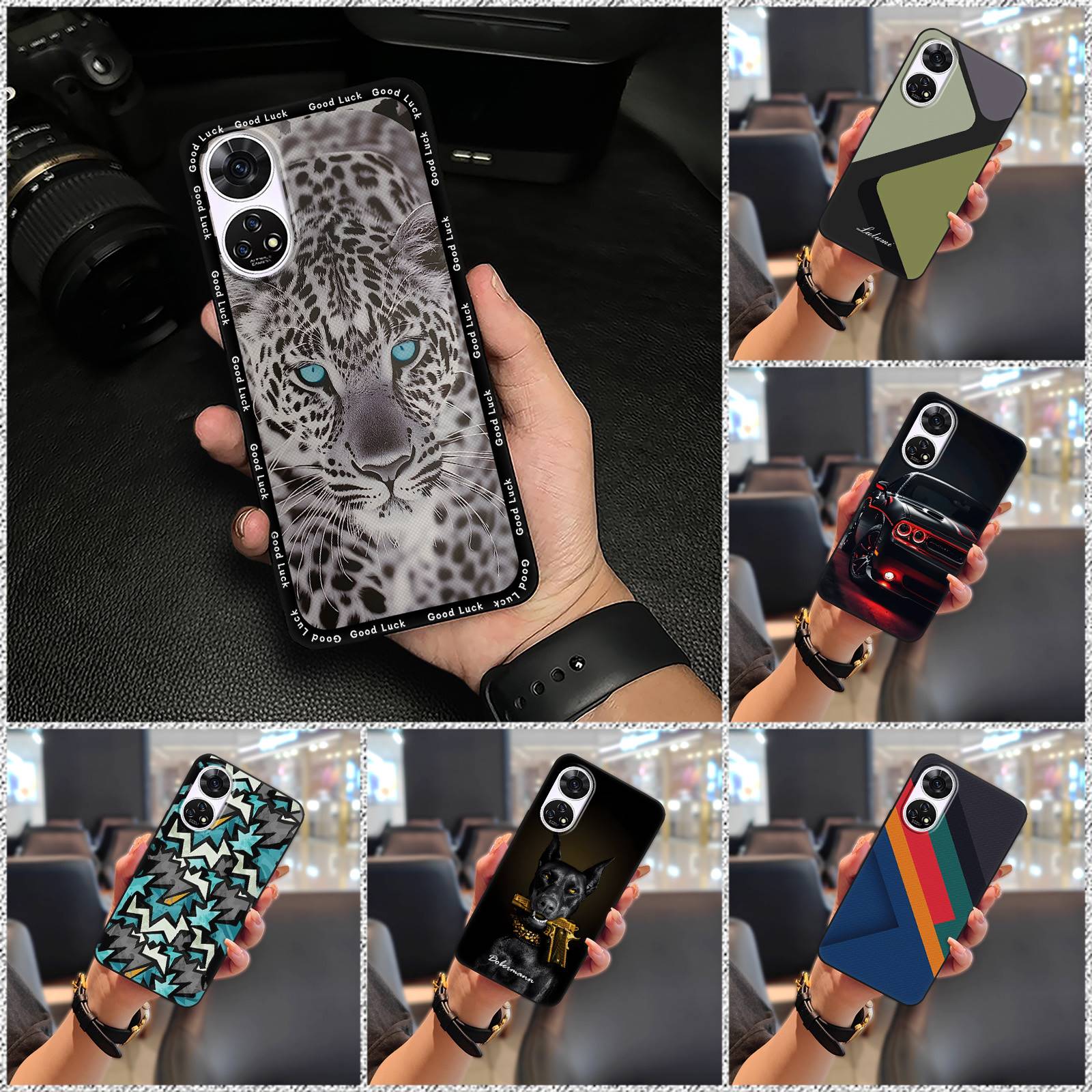 Shockproof Back Cover Phone Case For ZTE Anshin Family/A303ZT Soft case Cartoon Silicone Dirt ...