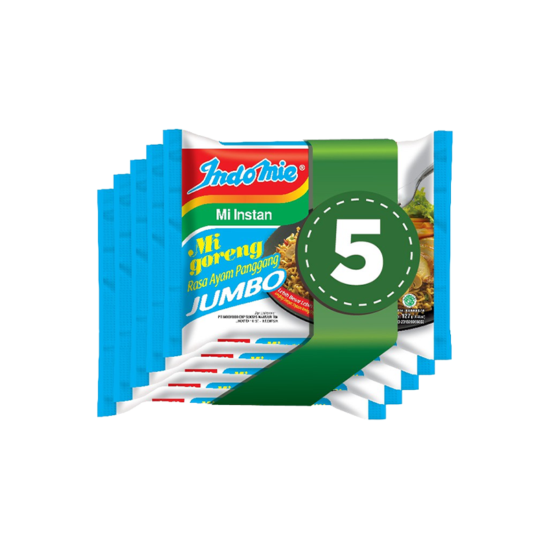 Indomie Mie Goreng JUMBO Instant Noodle (Bundle of 5) | Lazada Singapore