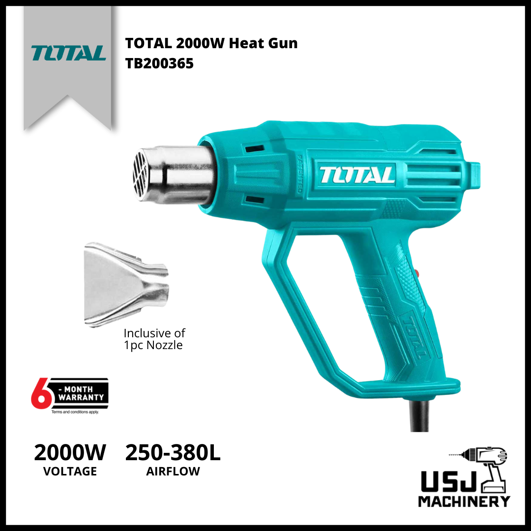 TOTAL 2000W Heat Gun TB200365 | 6 Months Warranty | Lazada