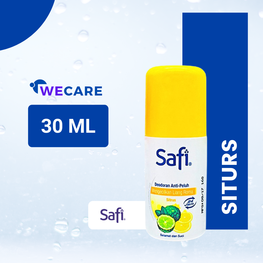 Safi Deodorant Anti Perspirant Anti-Peluh 24 Jam (30ml) - (Aloe Vera ...