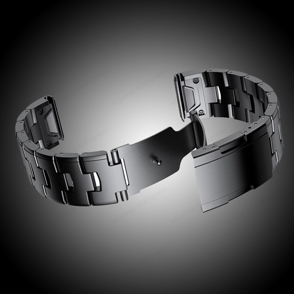Titanium Metal Strap For Garmin Watch Band 26Mm 22Mm Fenix 7 6 6X Pro ...