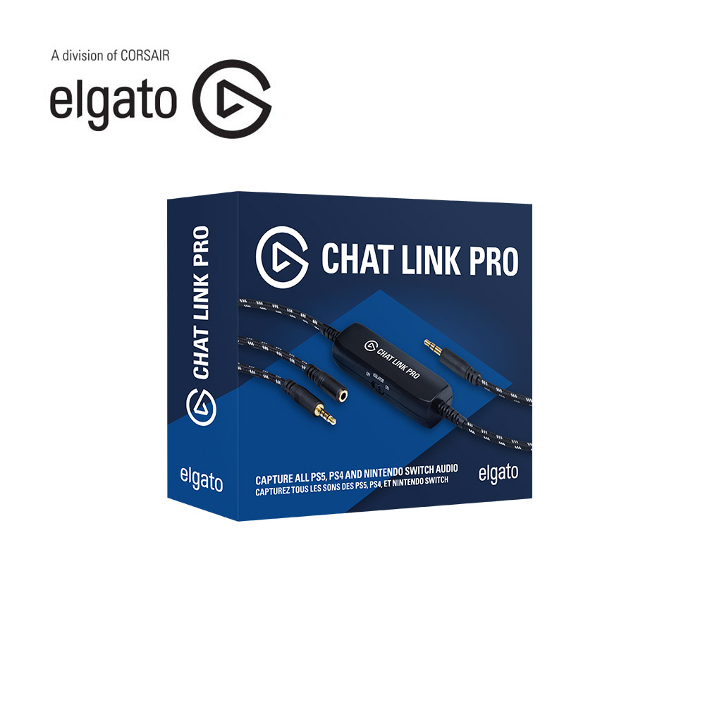 Elgato CHAT LINK PRO Capture All PS5, PS4 Or Nintendo Switch Audio ...