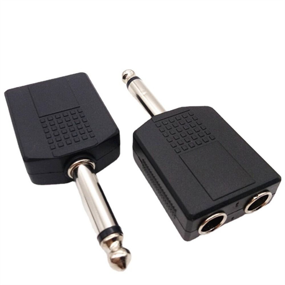 Microphone 2Pcs Mono / Stereo To 2x 6.35mm Female DIY 6.35 AUX ...