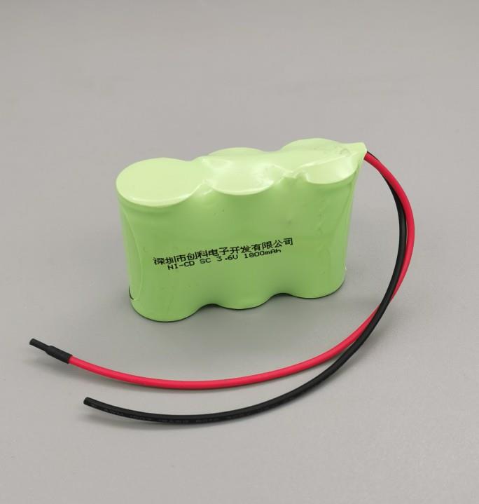 （Original genuine high quality） Ni-Cd Ni-Cd SC1800mAh 2000mAh 6.0V 4.8V 3.6V battery for fire ...