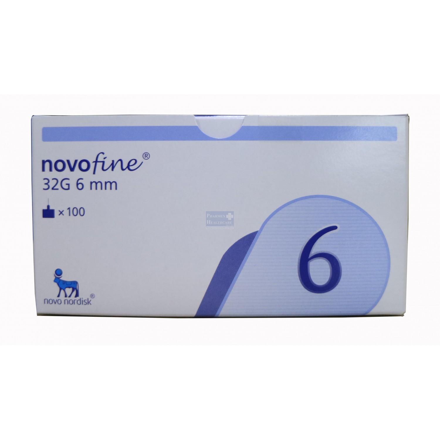 Novofine Insulin Needles - 6mm (32G) 100's - 1 Box [SG Seller] | Lazada ...
