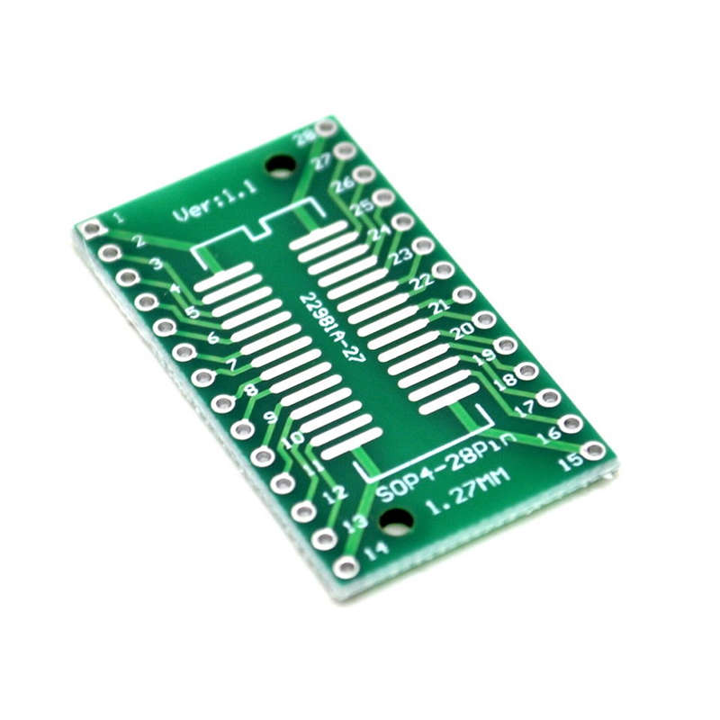 10Pcs Sop28 Ssop28 Tssop28 To Dip28 Pin Adapter Converter Pcb Board ...