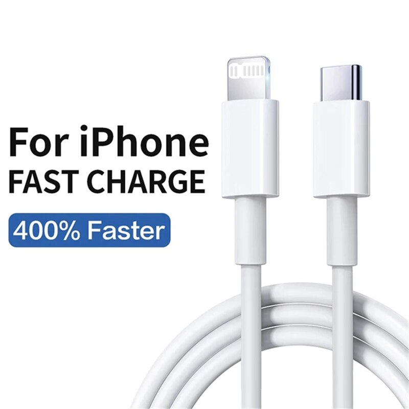 PD 20W USB C Cable Fast Charge For iPhone 14 Pro 11 12 13 Pro Max XR XS ...