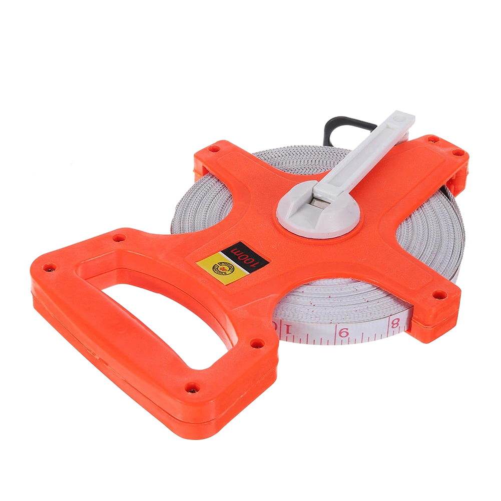 【Best Lrice】100m Retractable Fiberglass Tape Measure Open Reel Portable ...