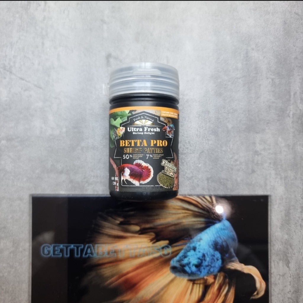 Azoo Ultra Fresh Betta Pro Shrimp Patties Pellet (20g/48g) | Lazada ...