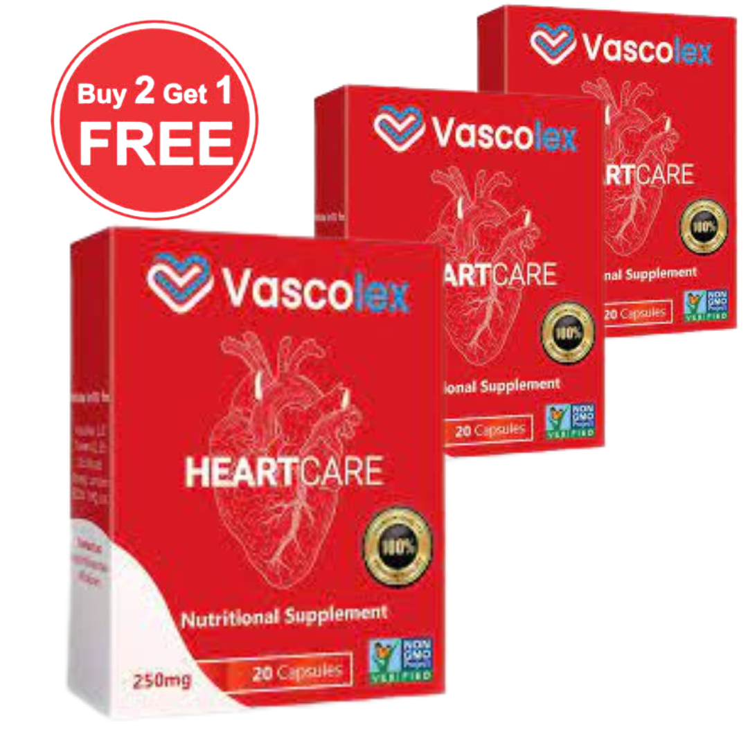Authentic Vascolex | Support Healthy Heart and Cholesterol Levels | 1 ...