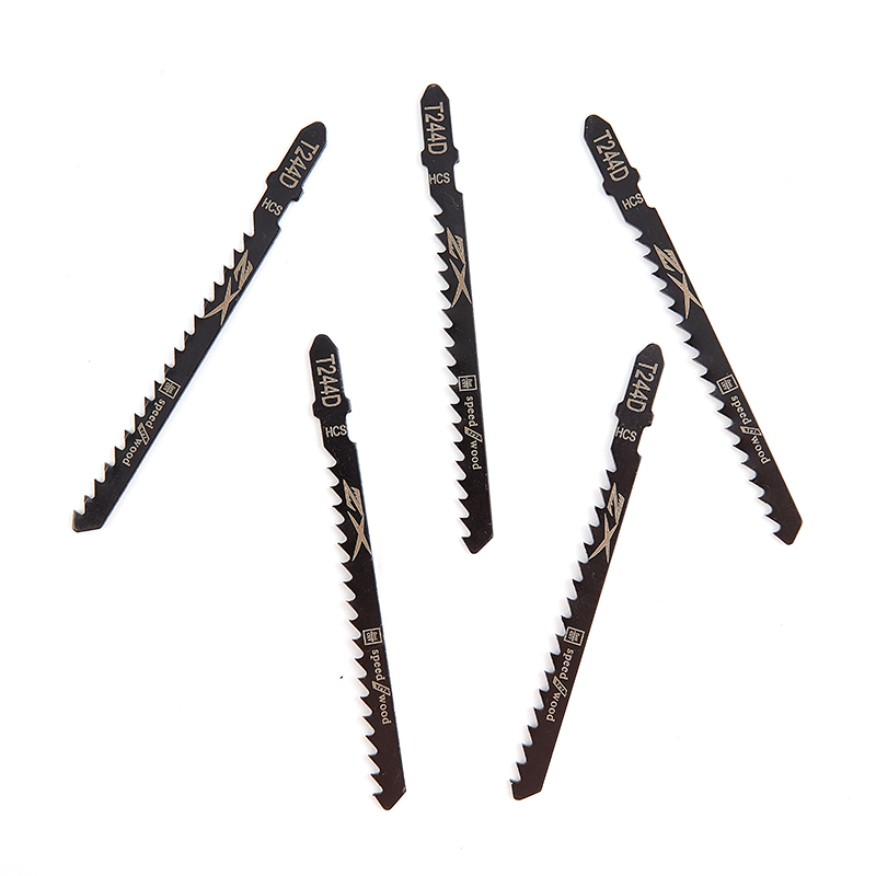 5pcs/set HCS 6T Jig Saw Blades T244D/T344D for Fast Cutting Straight ...