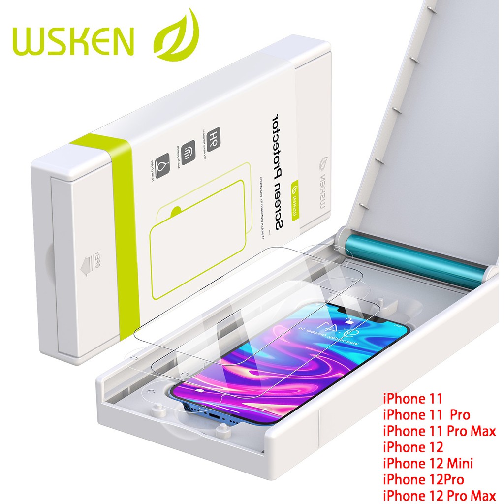 WSKEN 2 Pack iPhone 13 Pro Max 12 Hd Tempered Glass Screen Protector ...