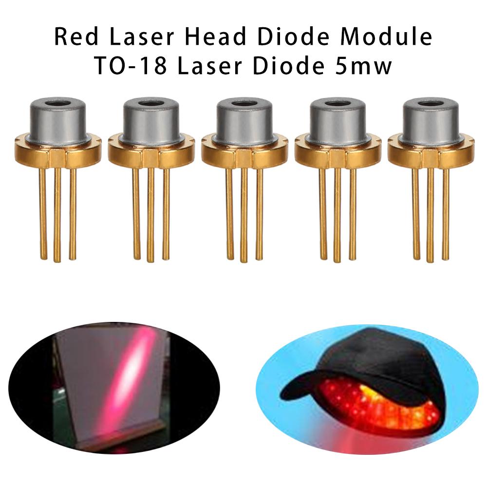 1/2/5/10pcs High Quality DIY Lab 650nm 2.2V TO-18 Laser Diode Diode ...
