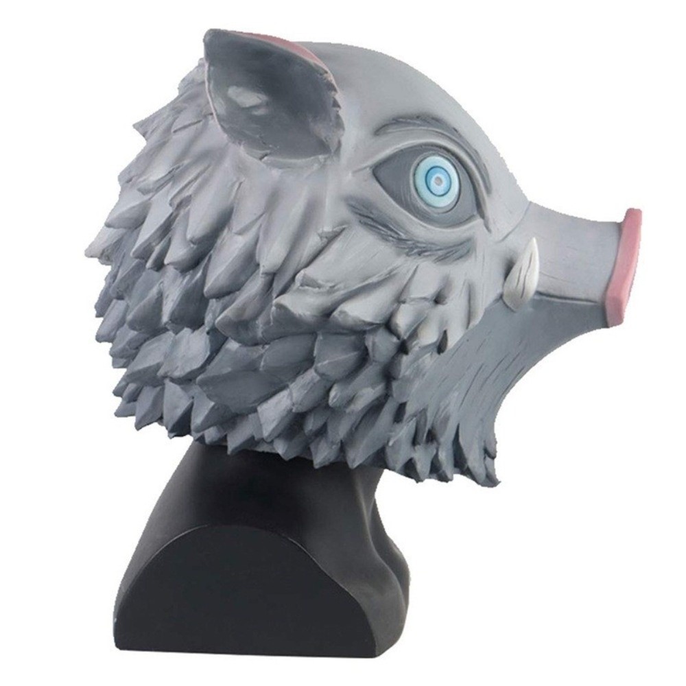 Ostume Accessory Full Head Hashibira Inosuke Cosplay Cartoons Realistic ...