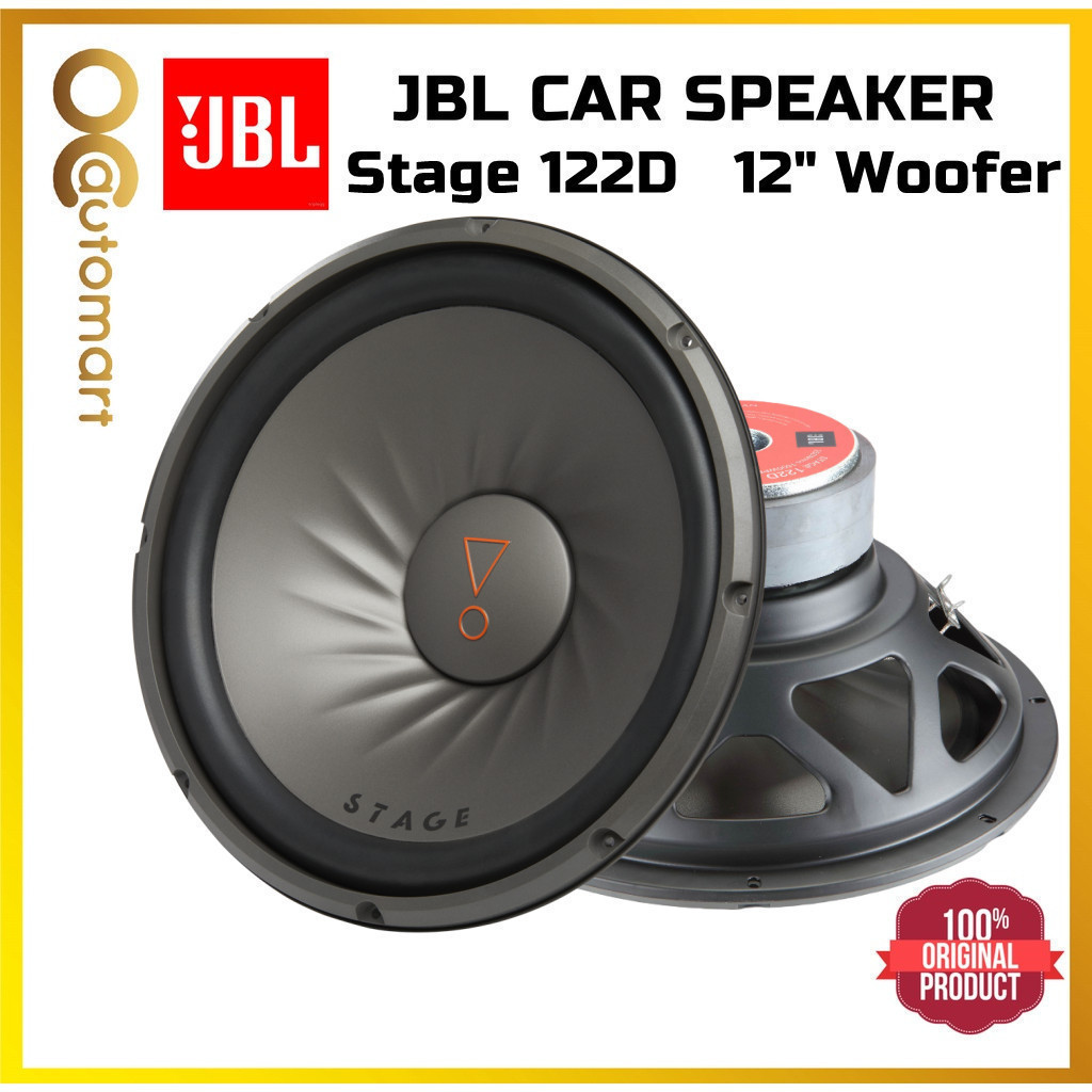 JBL 12" Sub Woofer Stage 122D JBL Stage Car Subwoofers Dual Voice Coil ...
