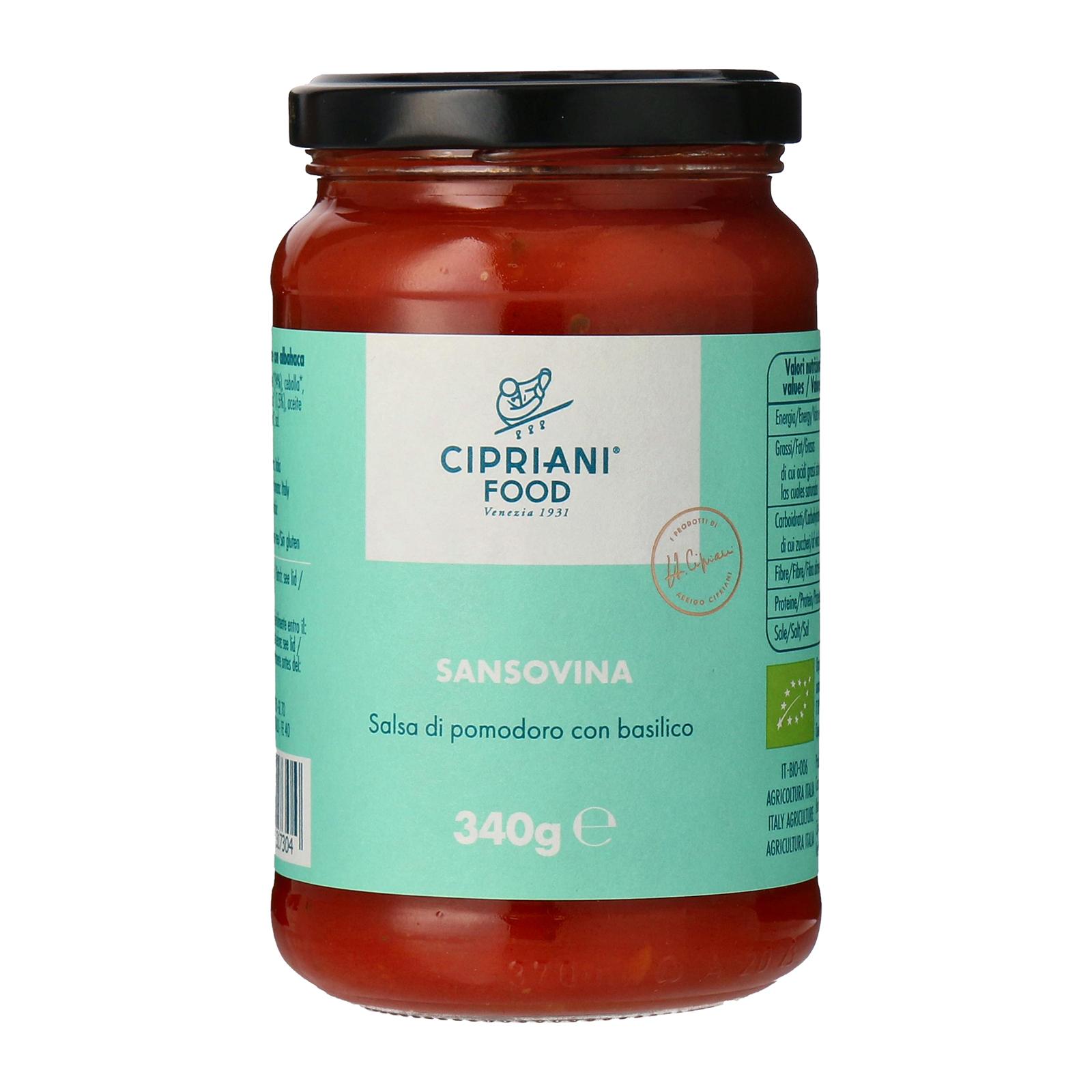 Cipriani Organic Sansovina Tomato Sauce 340G | Lazada Singapore