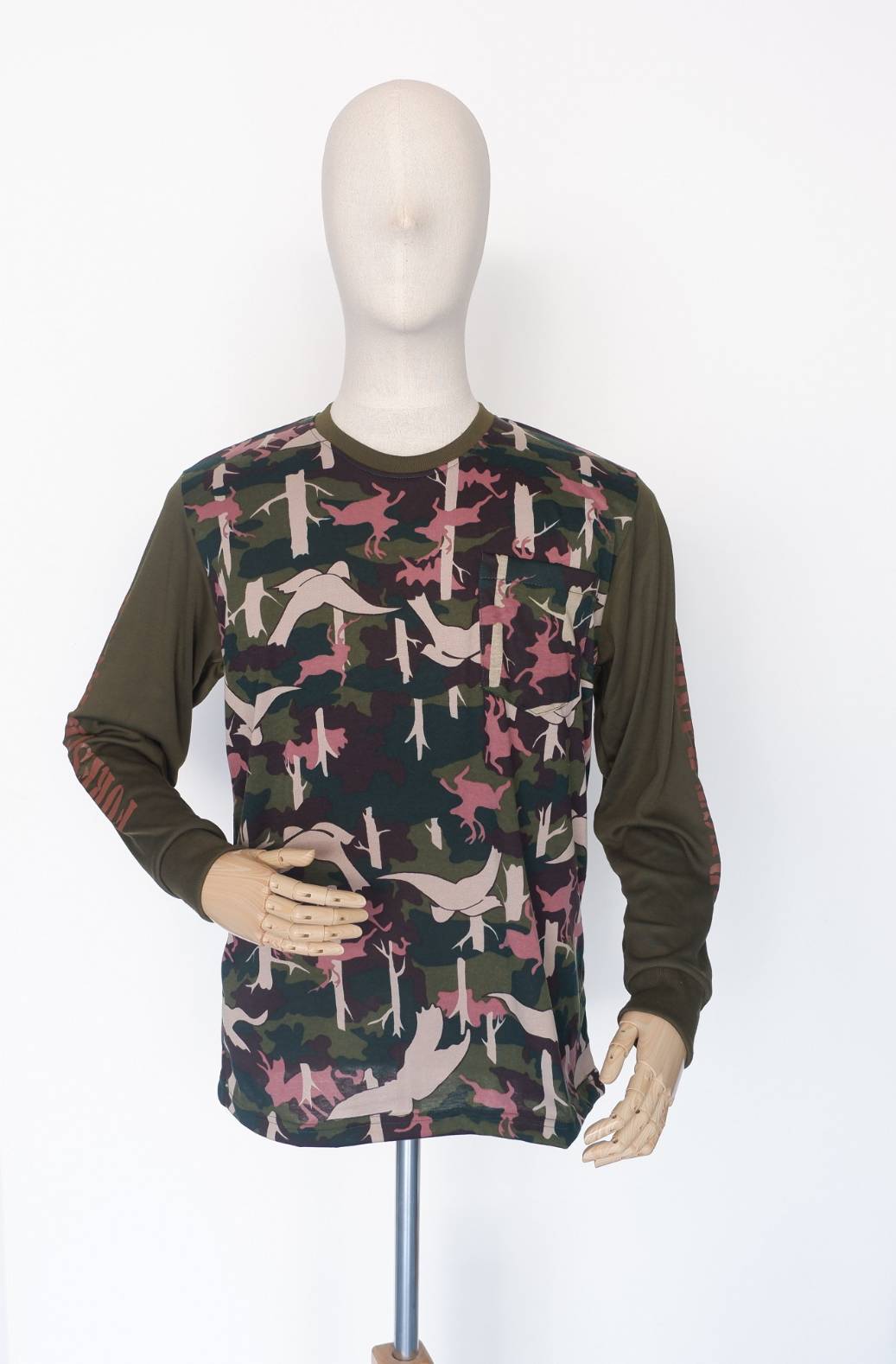 เสื้อยืดลายพรางเขียว-FOREST RANGER /อุทยาน(ผ้ากีฬา)สกรีนแขน/เครื่องแบบ ...