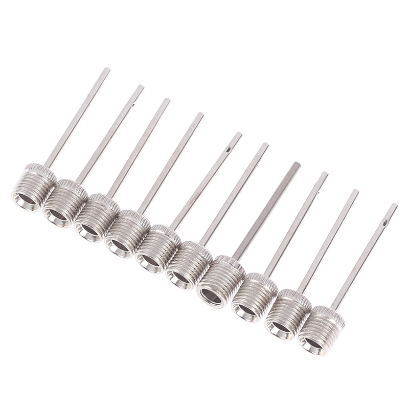 Bizzy 10PCS Stainless Steel Pump Pin Sports Ball Inflating Pump Needle ...